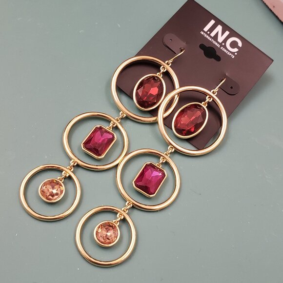 INC International Concepts | Jewelry | Inc Nwt Gold Tone Purple Pink ...